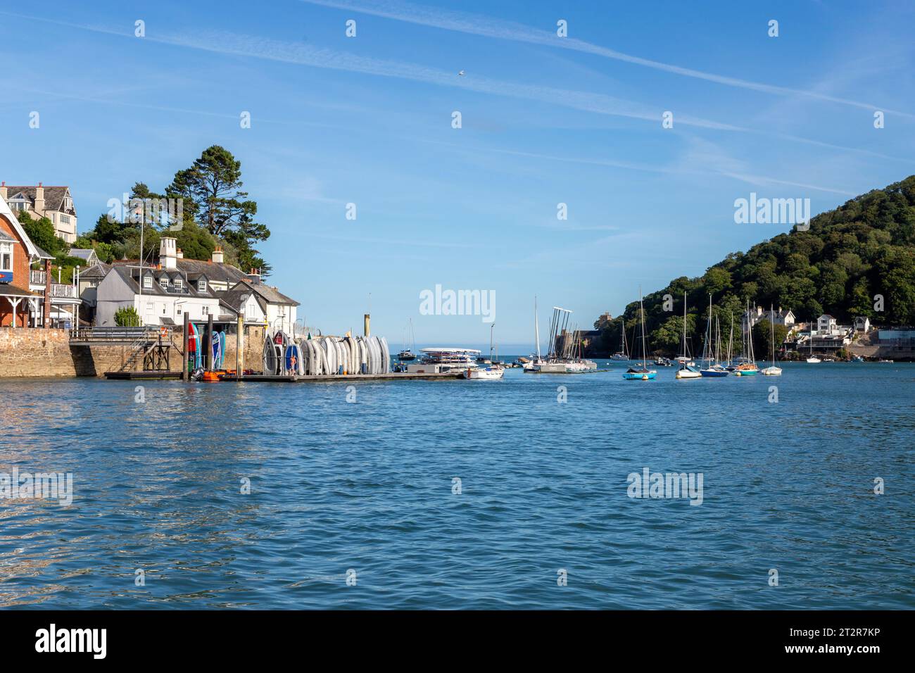 Dartmouth, Estuary View from the Lower Ferry Looking Towards the River ...