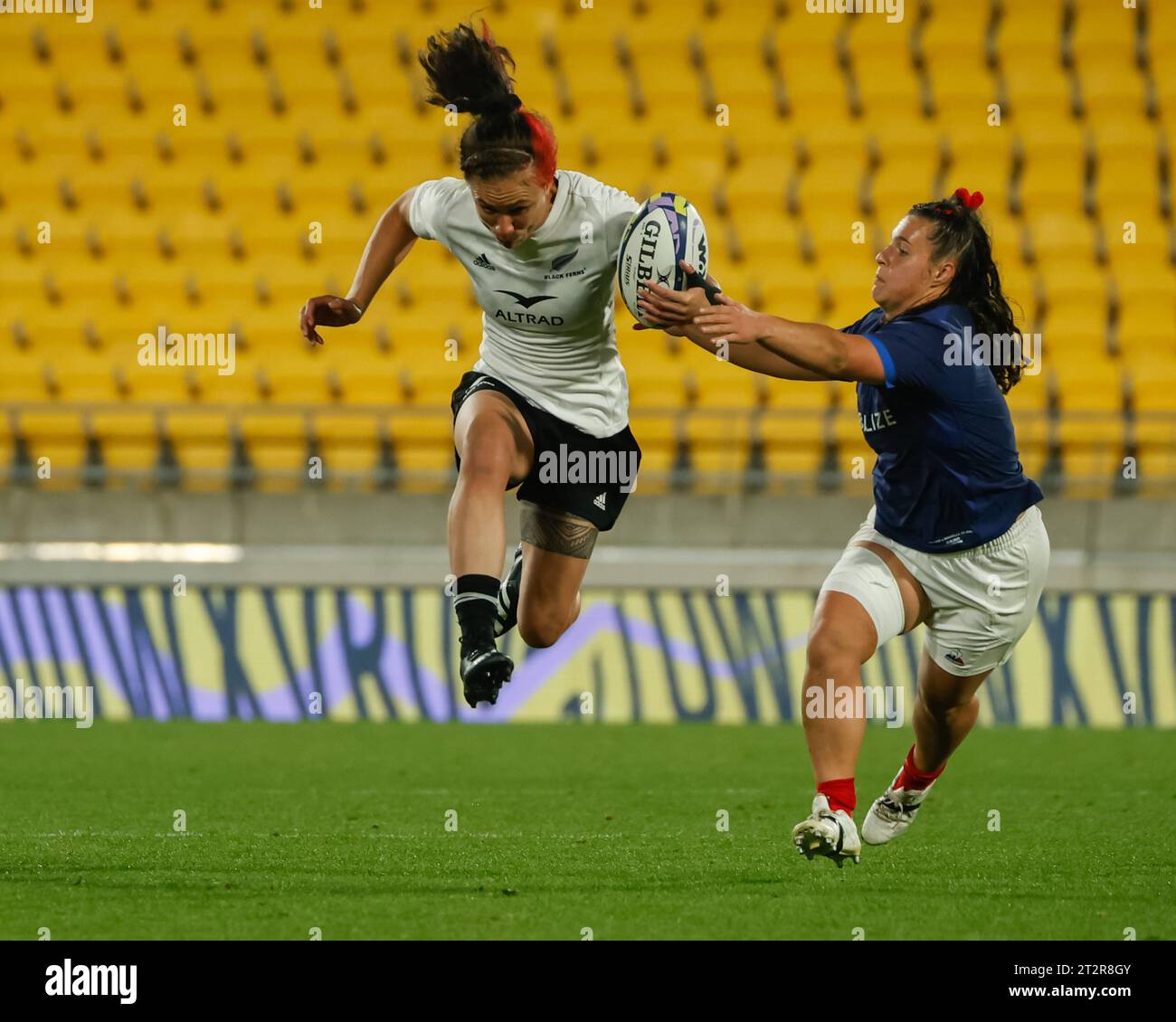 Wellington, New Zealand. 20th Oct, 2023. New Zealand winger Ruby Tui ...