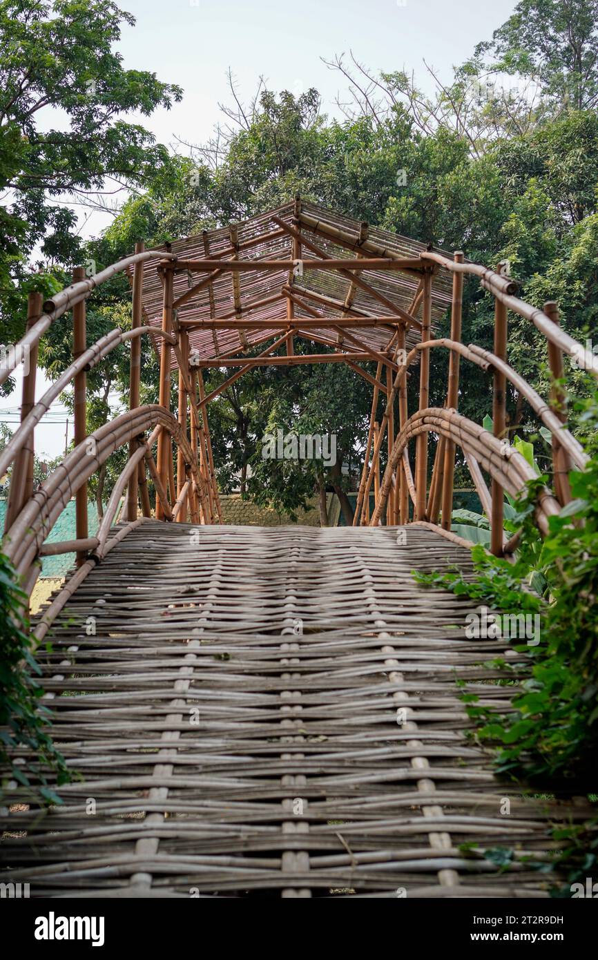 Bamboo footbridge hi-res stock photography and images - Alamy