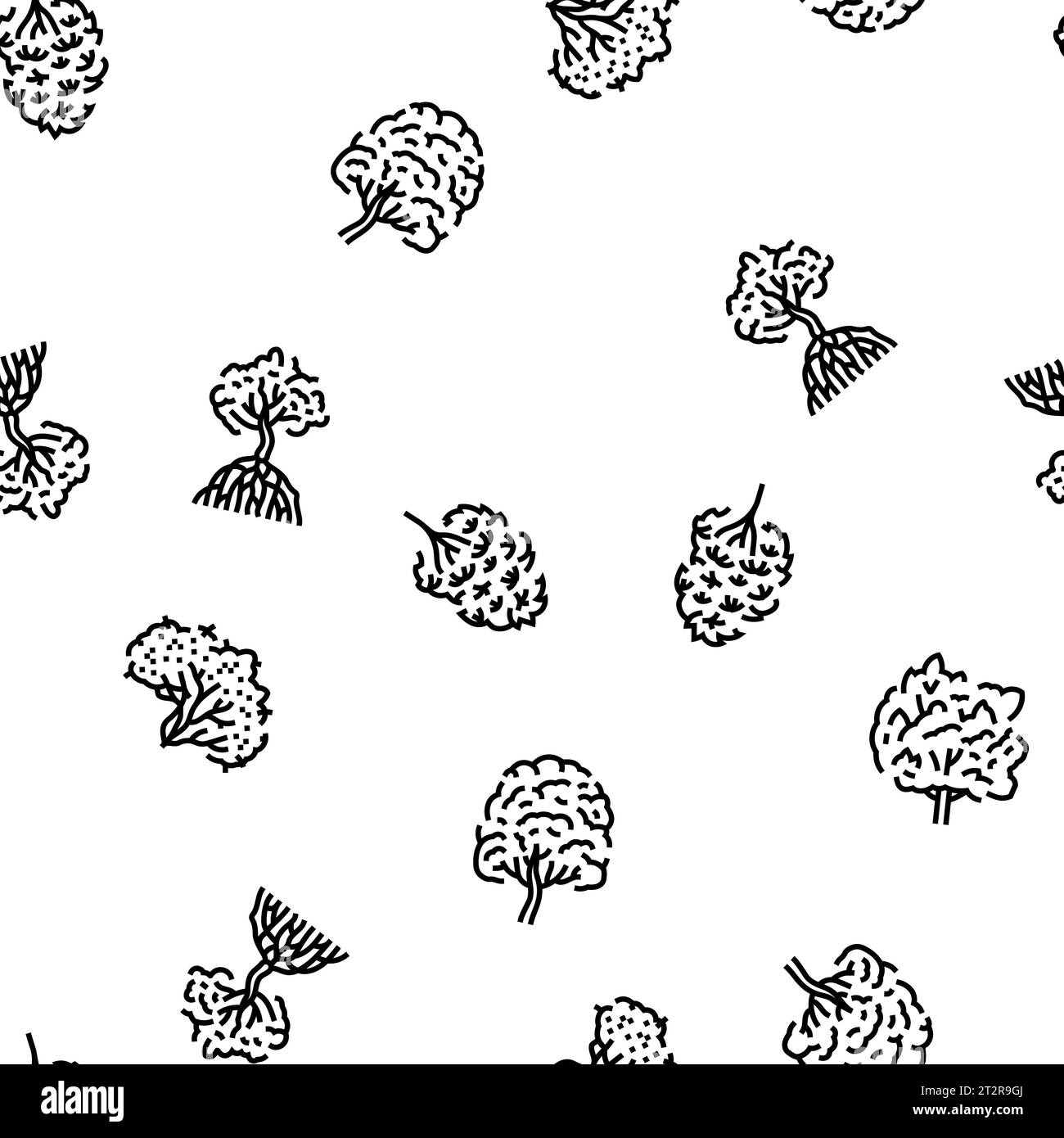 rainforest jungle amazon nature vector seamless pattern Stock Vector ...