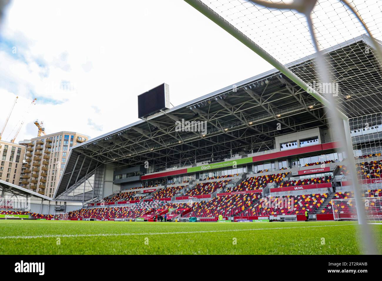 A general view of the Gtech Community Stadium before the Premier League ...