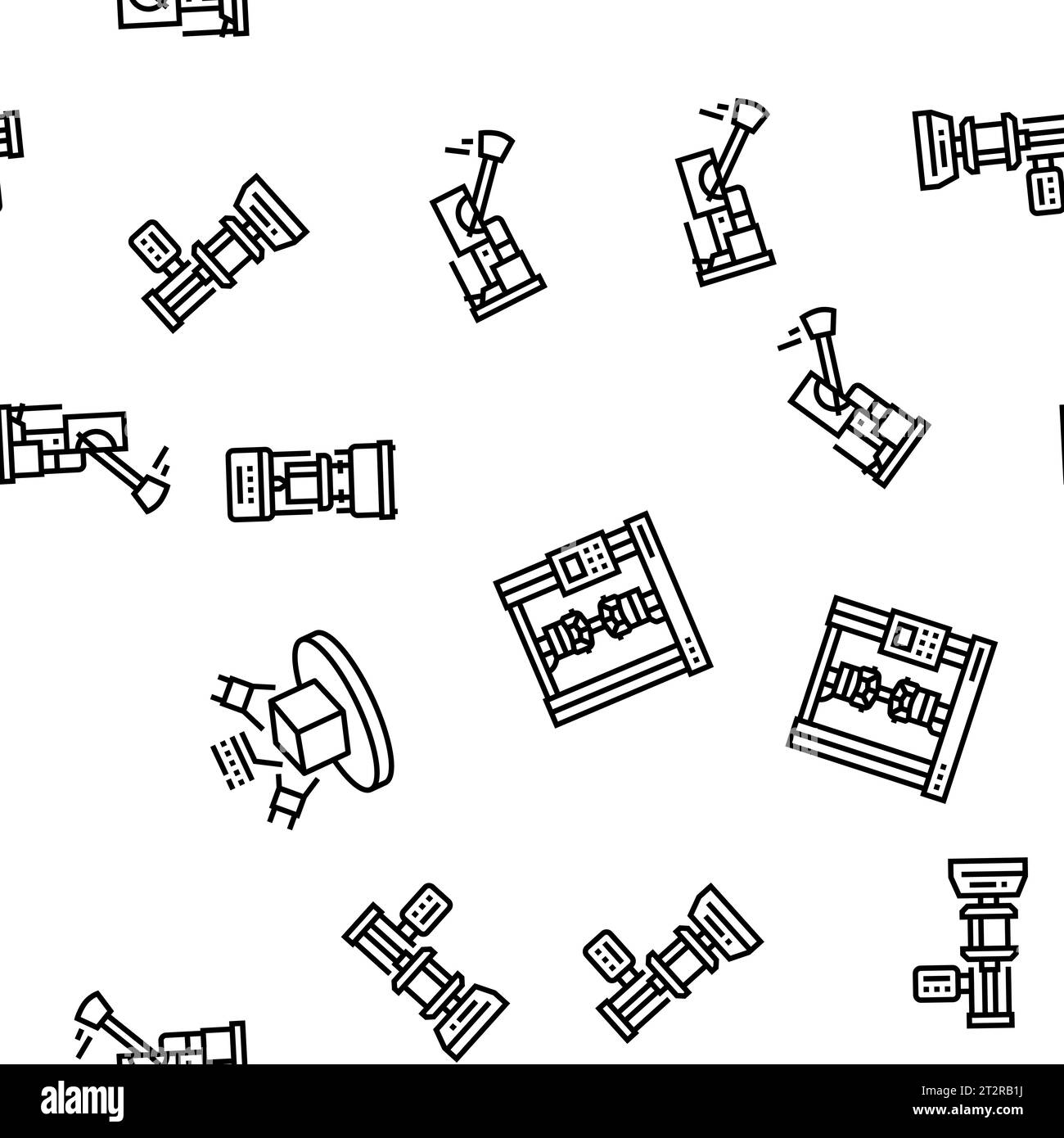 material construction engineer vector seamless pattern Stock Vector ...