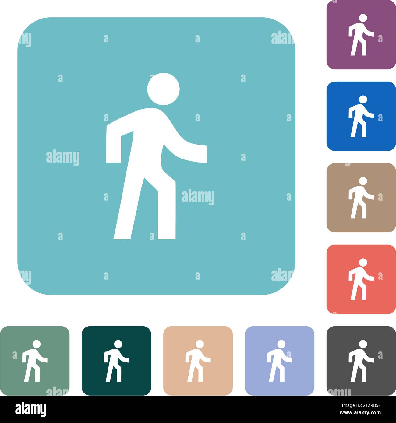 Curved walking path Stock Vector Images - Alamy