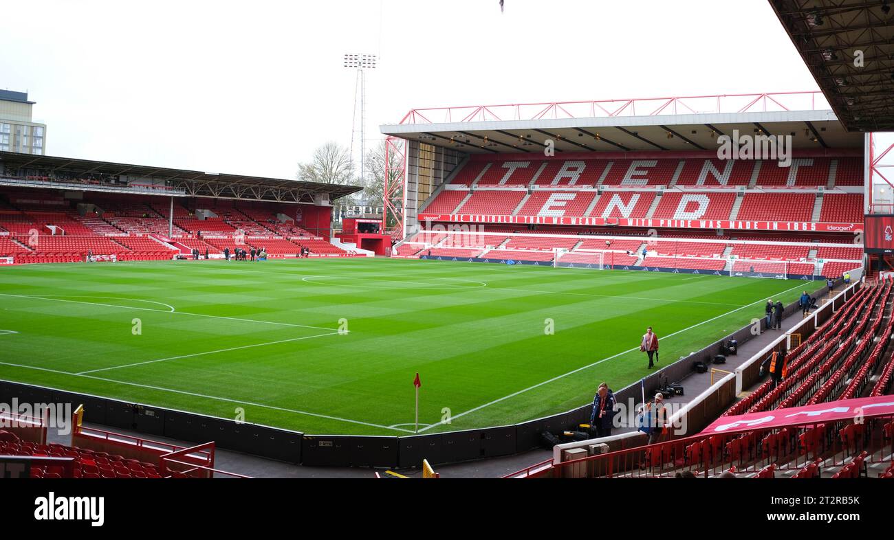 The City Ground, Nottingham, UK. 21st Oct, 2023. Premier League ...