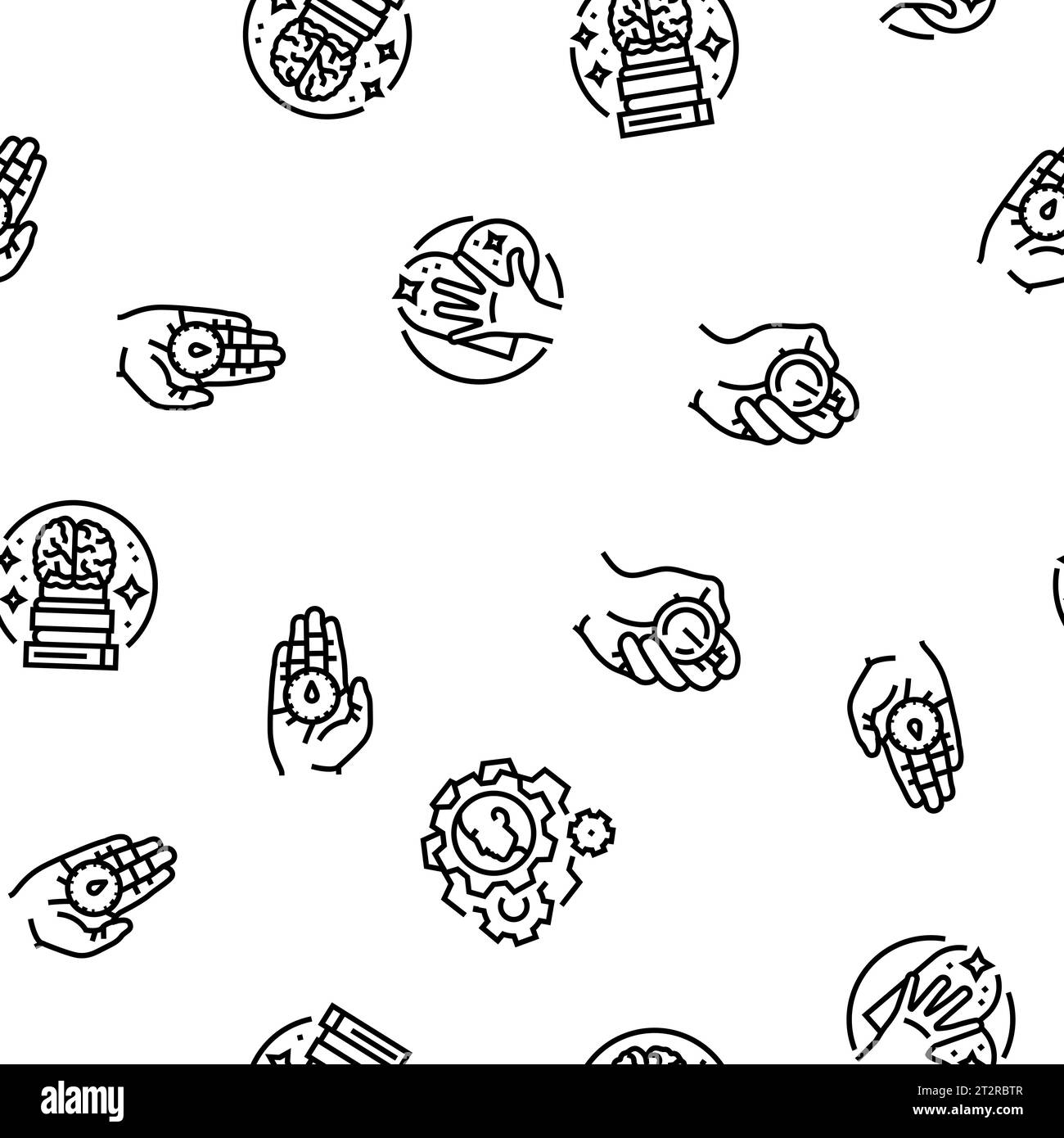 motivation human success seamless pattern vector Stock Vector Image ...