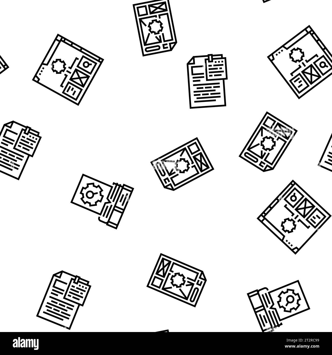 technical writer doc seamless pattern vector Stock Vector Image & Art ...