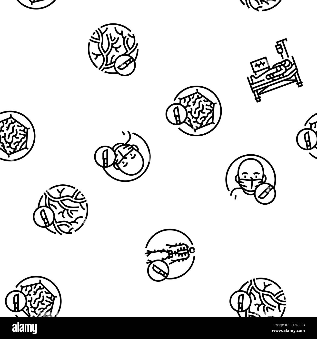 surgeon doctor hospital seamless pattern vector Stock Vector Image ...