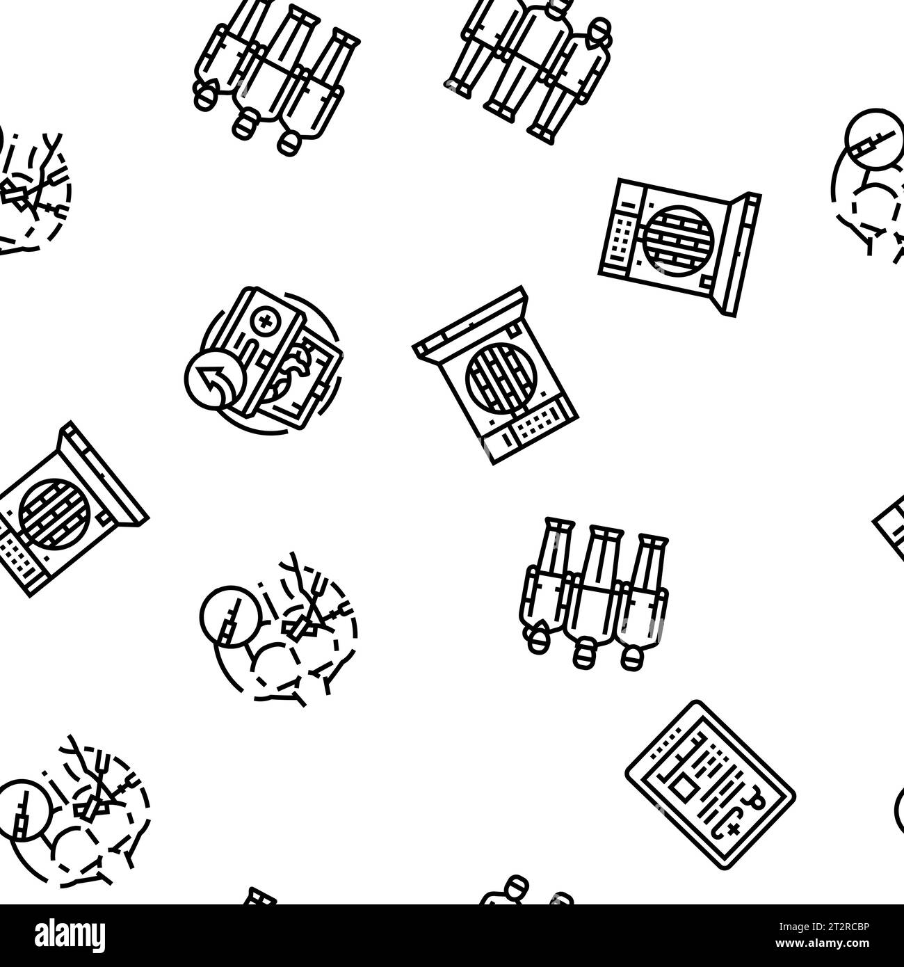 surgeon doctor hospital seamless pattern vector Stock Vector Image & Art - Alamy