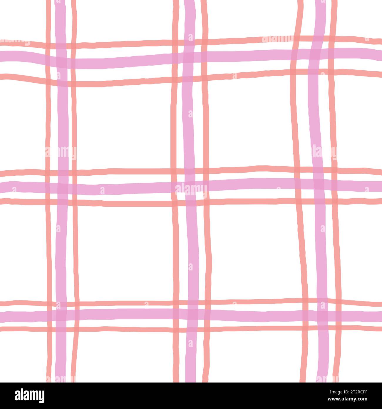 Delicate Cottagecore cute Plaid Checks Vector Pattern. Homestead ...