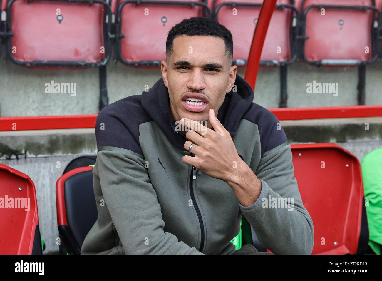 Jon Russell #3 of Barnsley arrives during the Sky Bet League 1 match ...