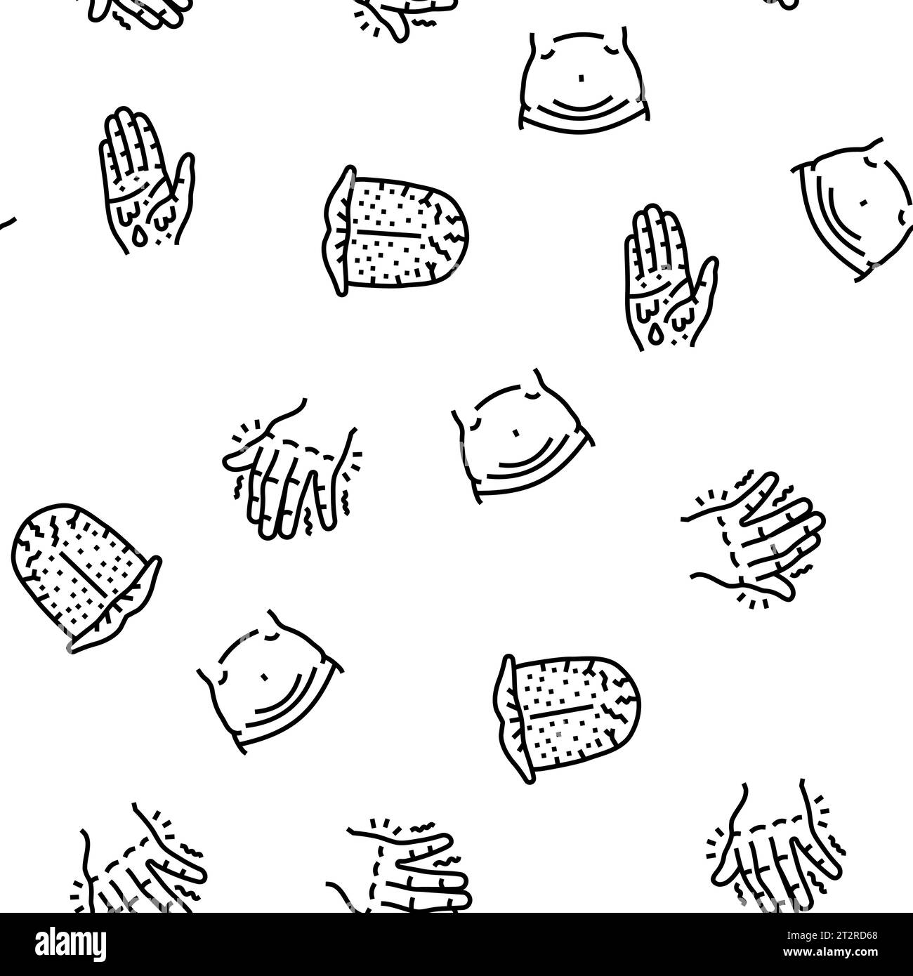 disease symptom health seamless pattern vector Stock Vector Image & Art ...