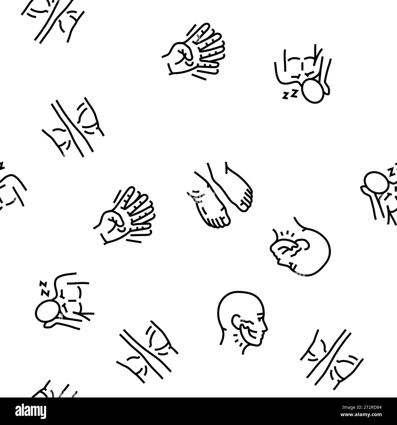 disease symptom health seamless pattern vector Stock Vector Image & Art ...