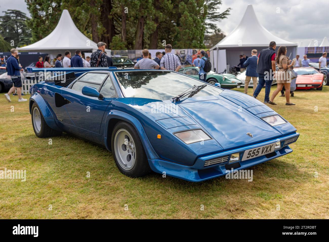 1987 Lamborghini Countach 5000 QV, on display at the Salon Privé ...