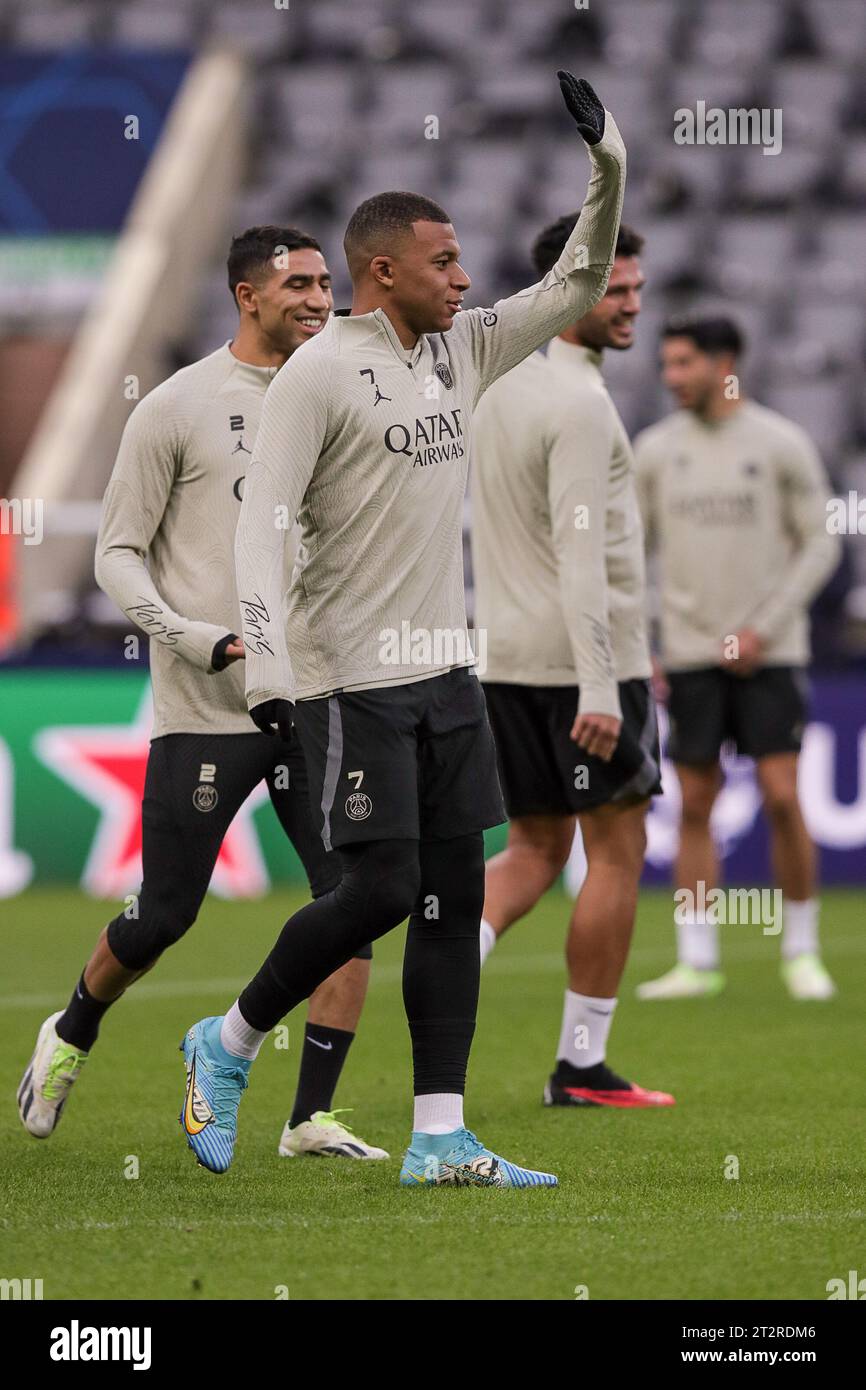 Kylian Mbappe of Paris Saint-Germain - Paris Saint-Germain training ...