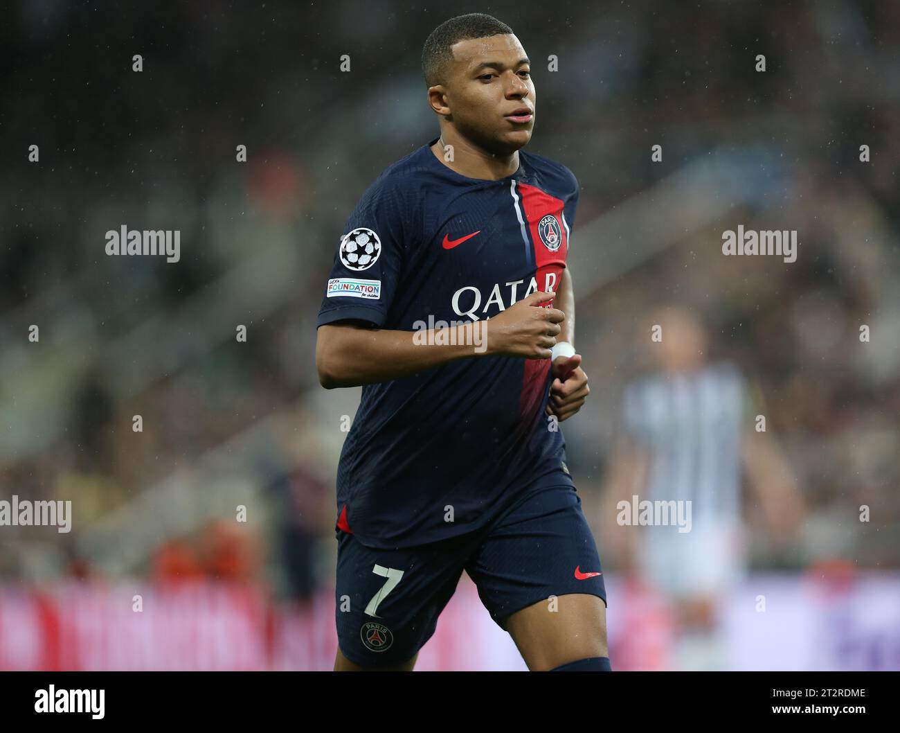 Kylian Mbappe of Paris Saint-Germain. - Newcastle United v Paris Saint ...