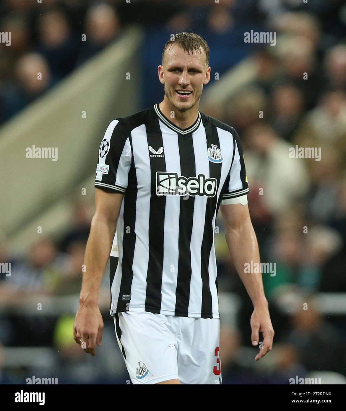 Dan Burn of Newcastle United. - Newcastle United v Paris Saint-Germain ...