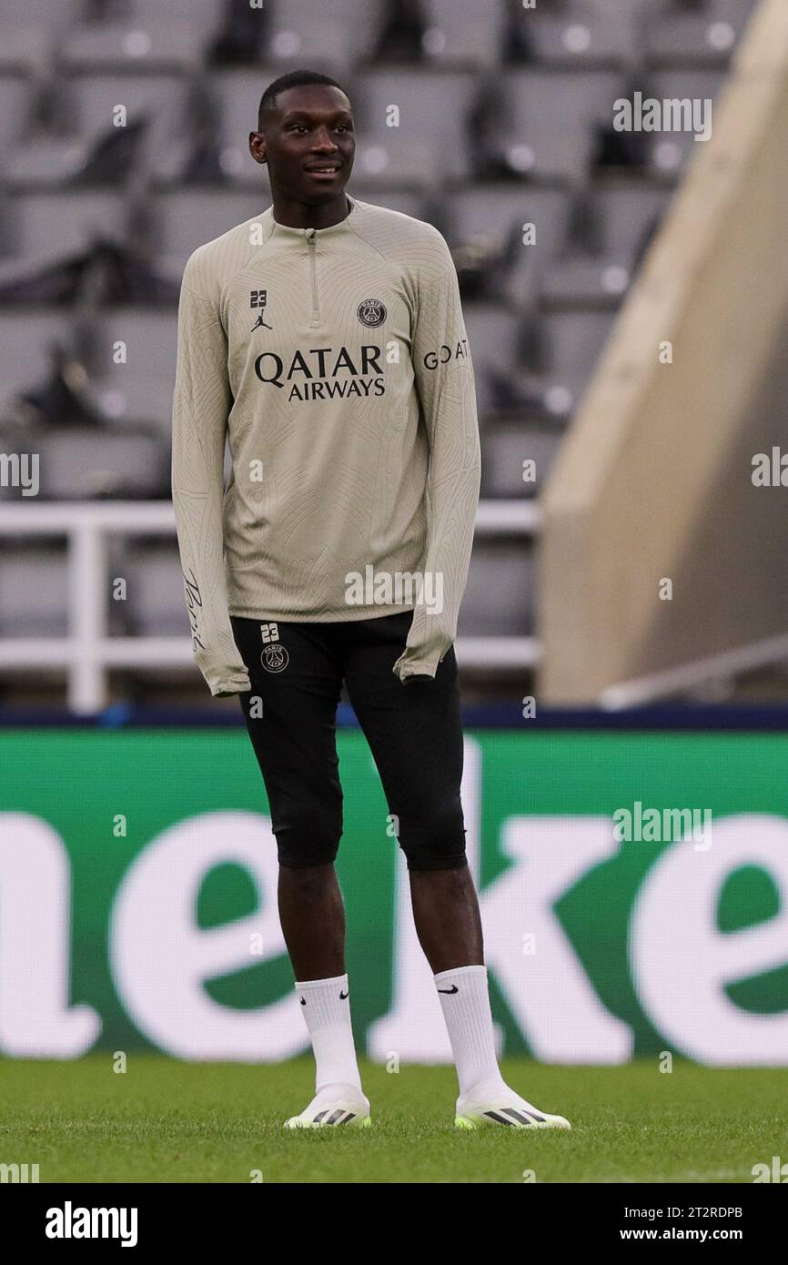 Randal Kolo Muani of Paris Saint-Germain - Paris Saint-Germain training ...