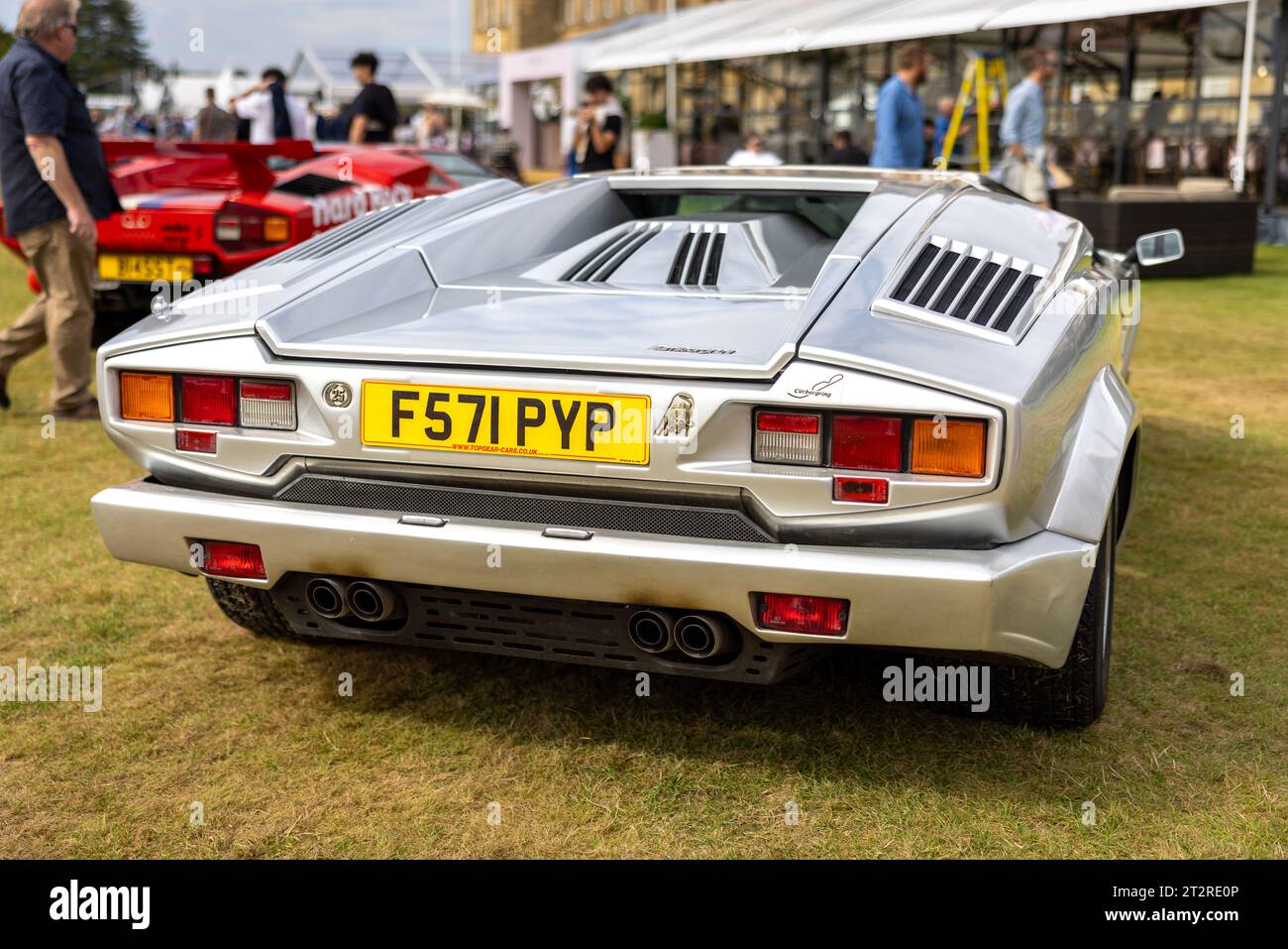 1988 Lamborghini Countach 25th Anniversary Edition, on display at the ...