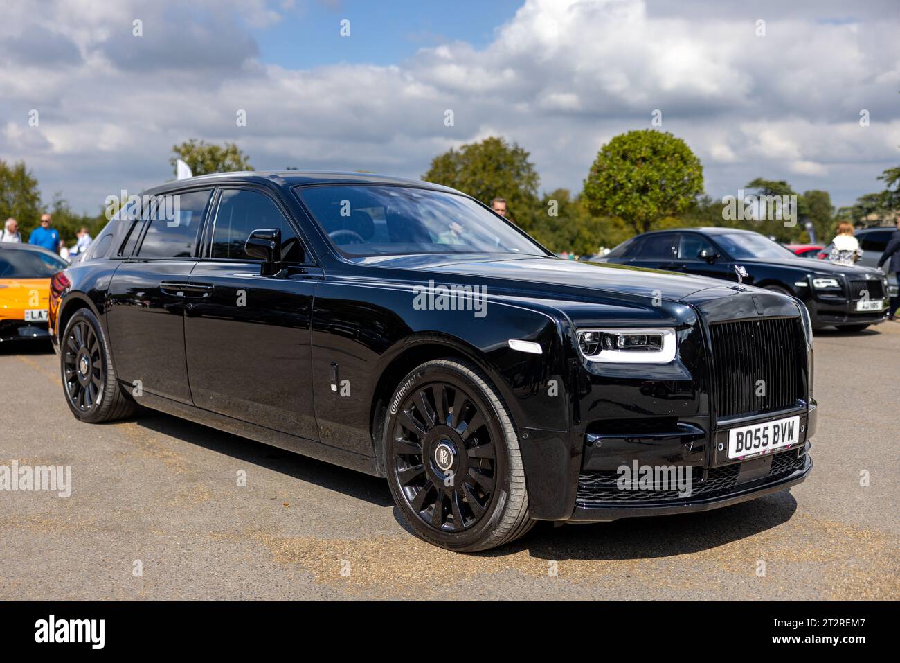 2018 Rolls-Royce Phantom. on display at the Salon Privé Concours d ...