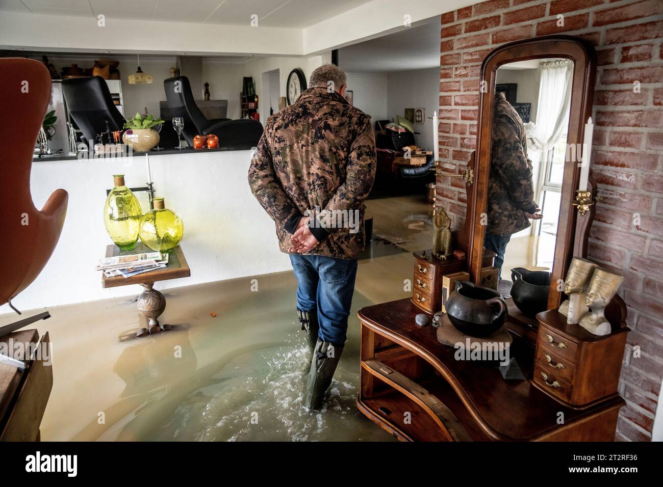 Morten Mortensen's summer house is flooded near Vilstrup and Diernaes ...