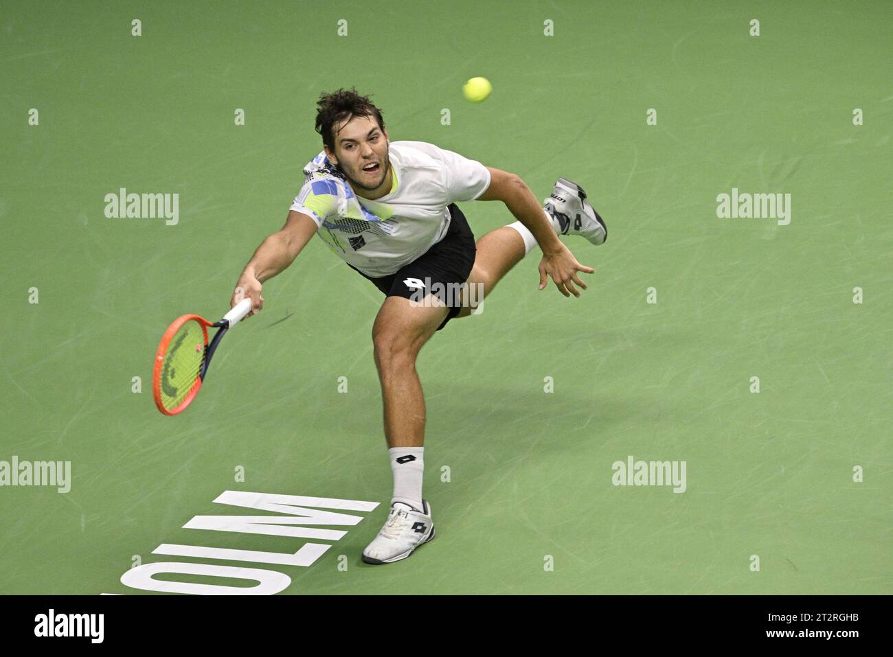 Stockholm, Sweden. 21st Oct, 2023. Russian Pavel Kotov in action during ...