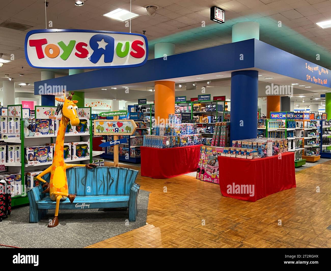 Toys R Us shop within a Macy's department store at Old Orchard Shopping Center in Skokie ...
