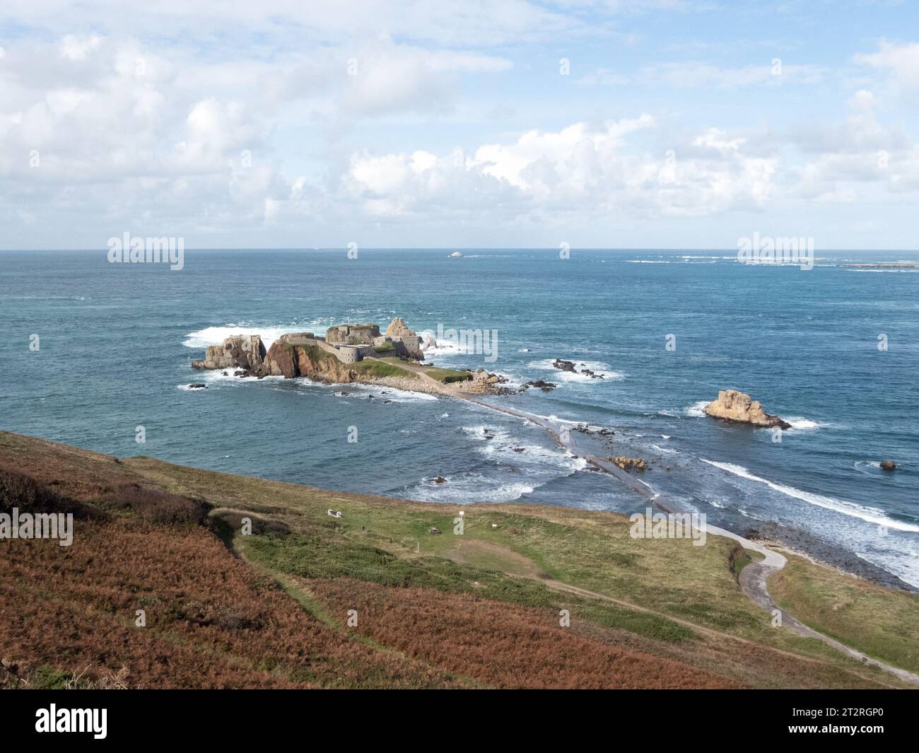 Alderney clonque fort channel islands hi-res stock photography and ...