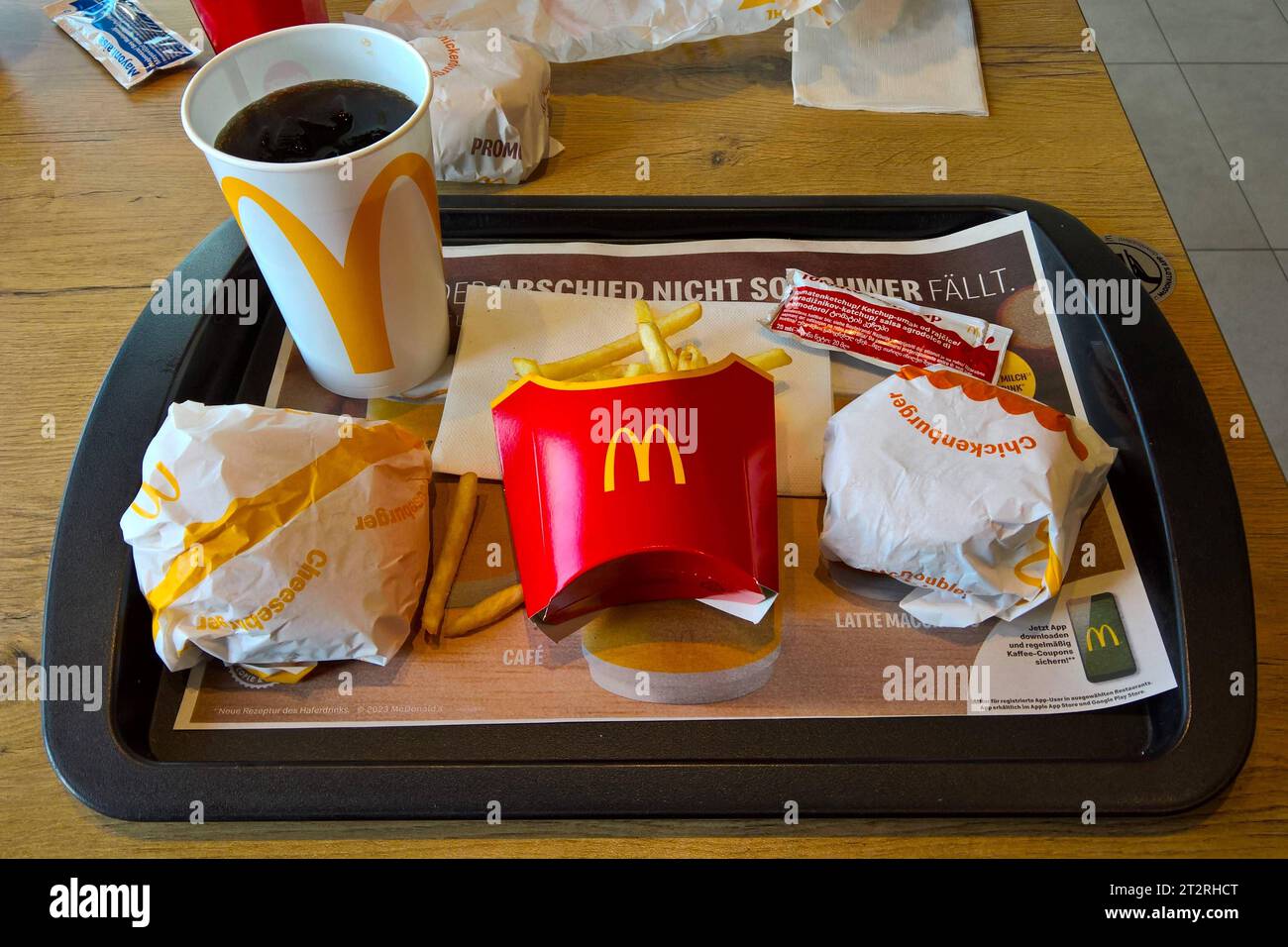 Mc Donalds, McSmart Menü. Die McDonalds Corporation ist ein US ...