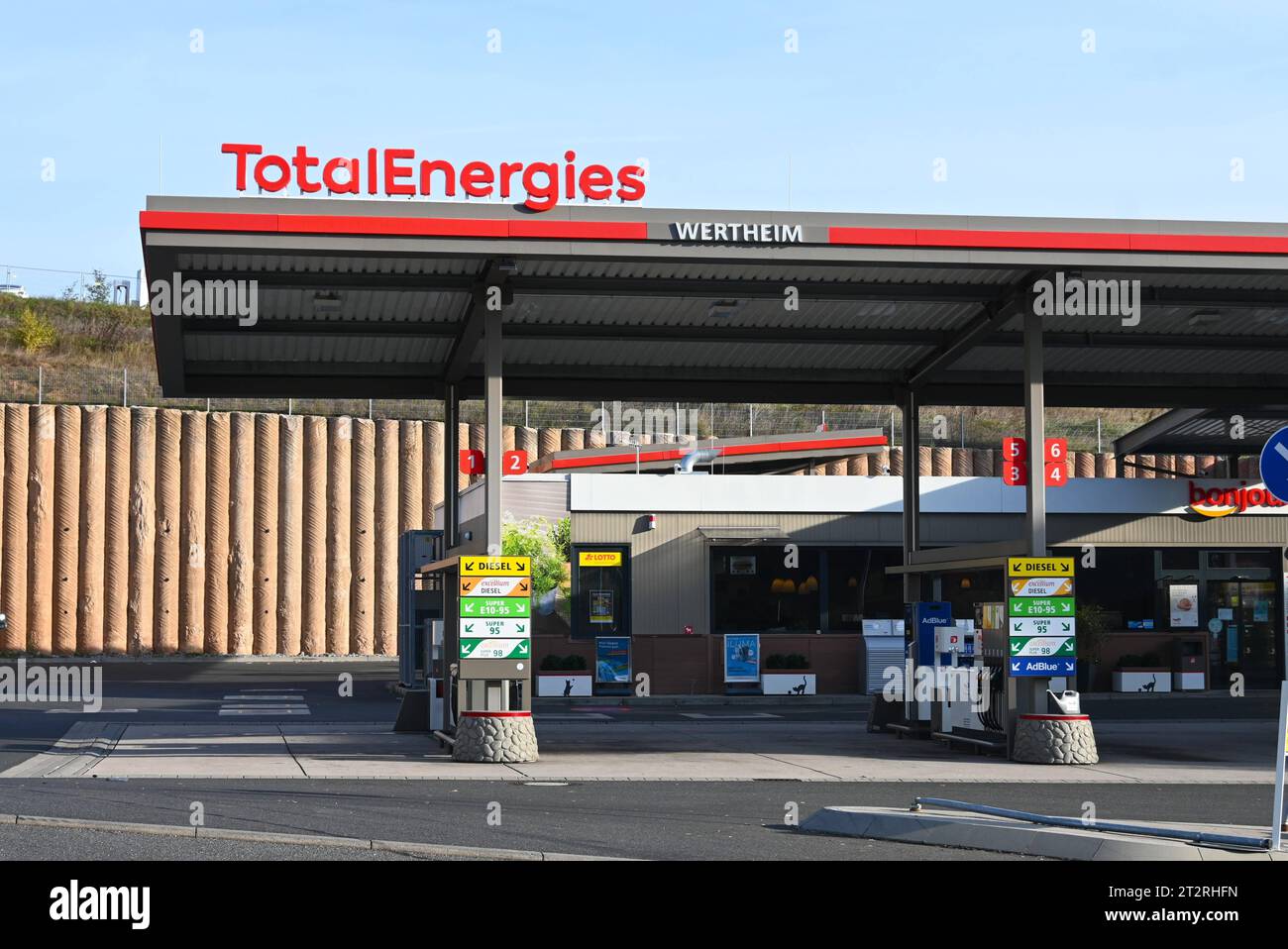Total Energies - Tankstelle in Wertheim, Baden-Württemberg. Die ...
