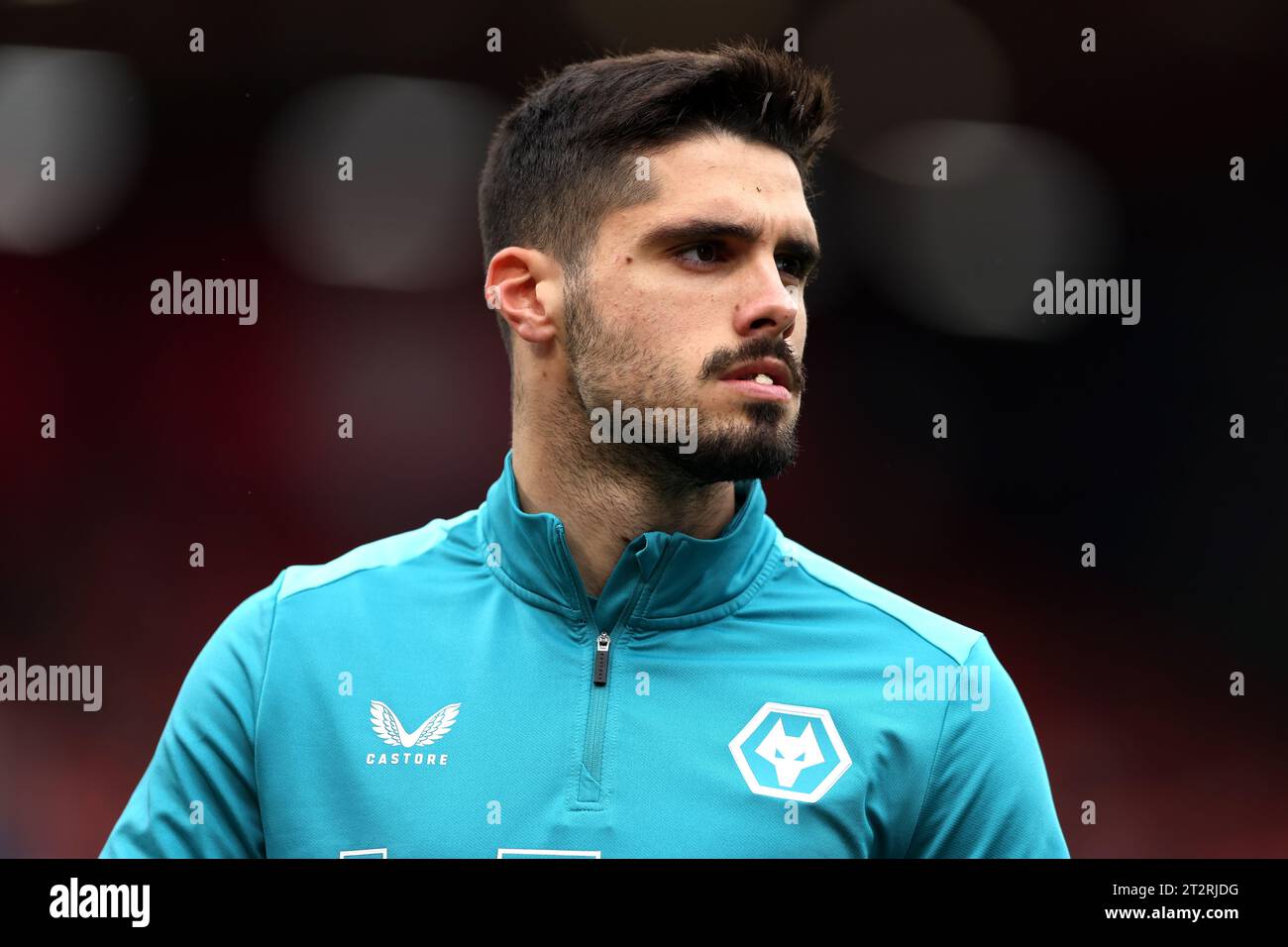 Wolverhampton Wanderers' Pedro Neto warming up prior to kick-off before ...