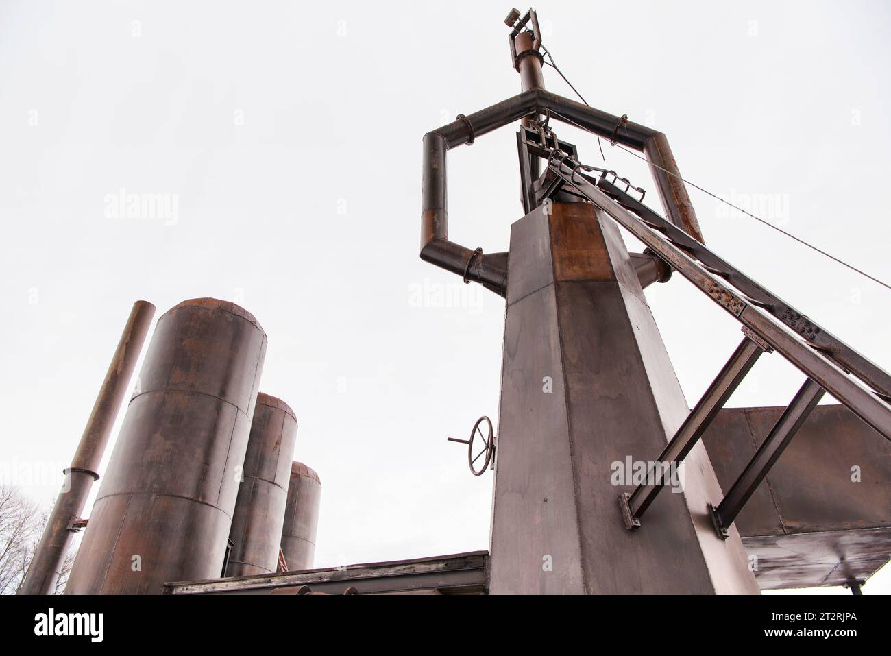 Ghent, New York. January 29, 2023. A steam punk art exhibit at art omi ...