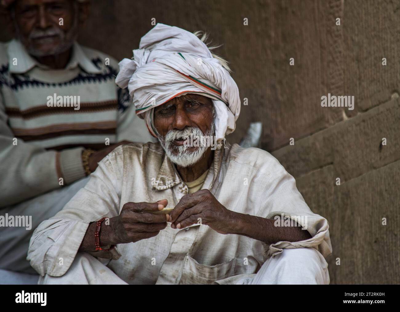 Sadhu naga baba blessing man hi-res stock photography and images - Alamy