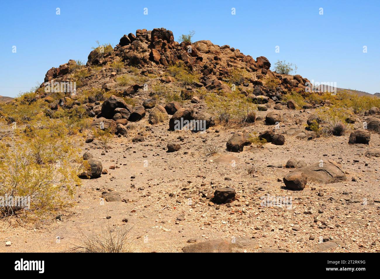 Hill concentration of Petroglyphs Native American Rock Art on boulders ...