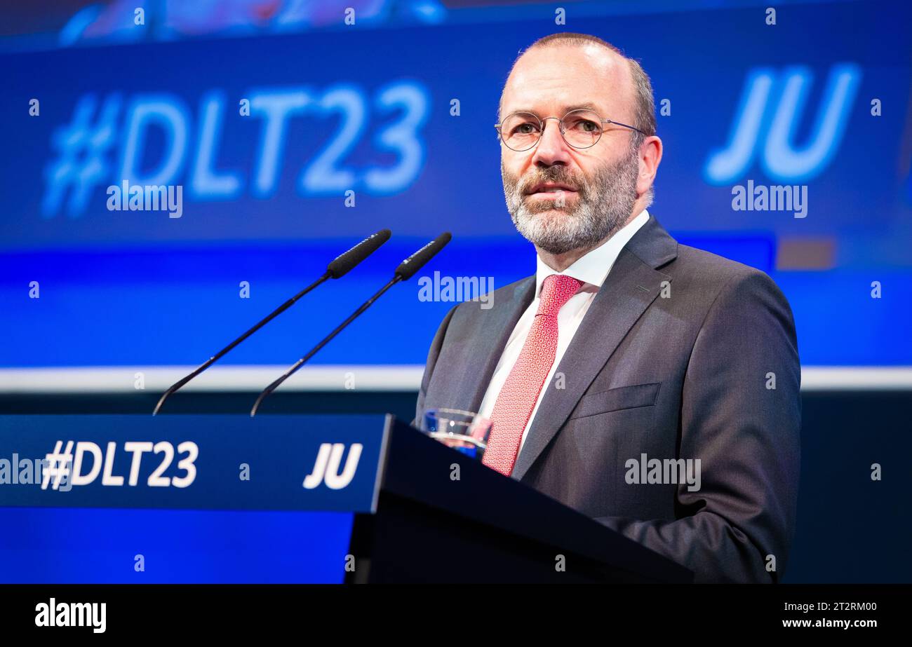 Brunswick, Germany. 21st Oct, 2023. Manfred Weber (CSU), EPP Chairman ...