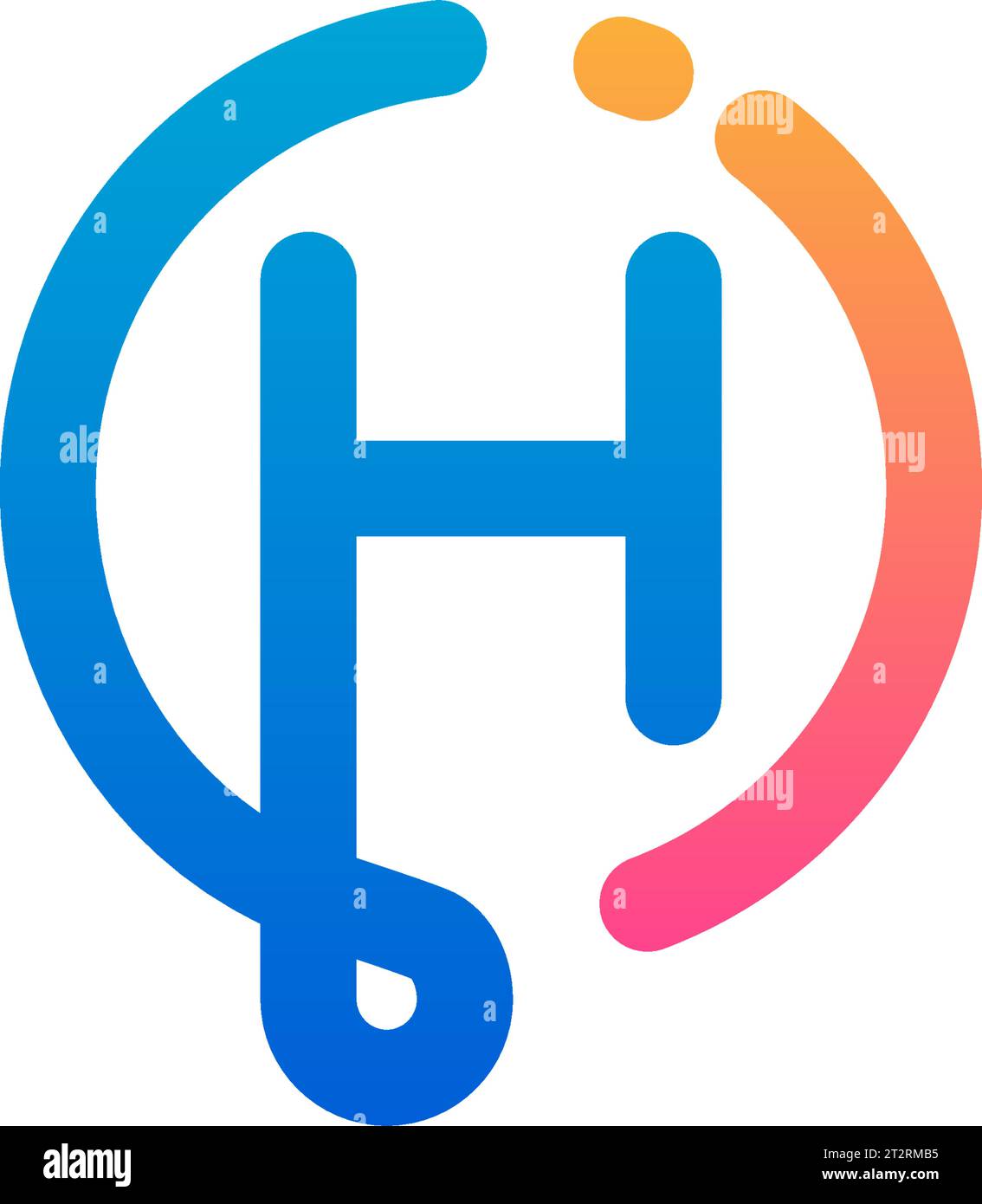 Hi logo, Hi Monogram, Initial Hi Logo, Letter Hi logo, Icon, Vector ...