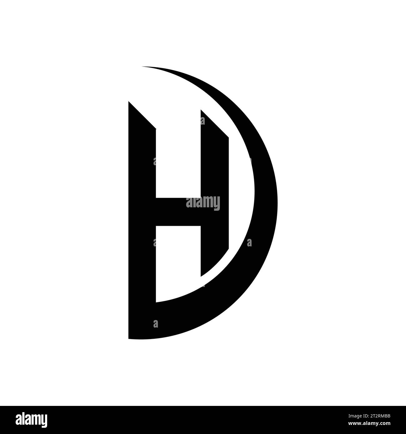 HD logo, HD Monogram, Initial HD Logo, Letter HD logo, Icon, Vector ...