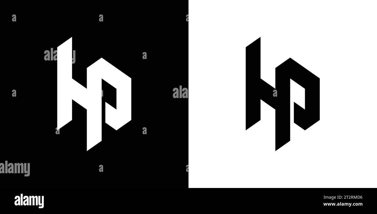 HP logo, HP Monogram, Initial HP Logo, Letter HP logo, Icon, Vector ...