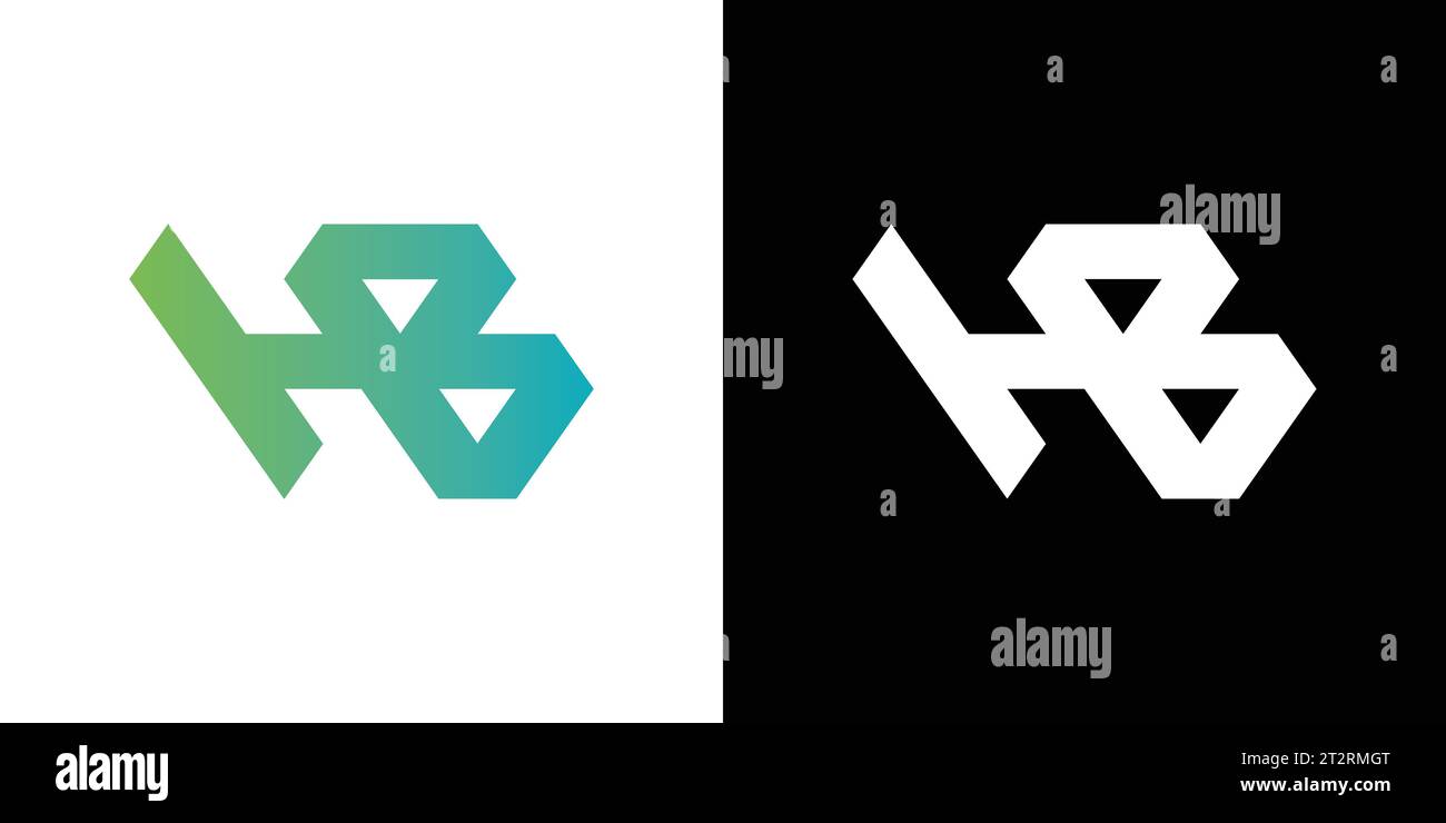 HB logo, HB Monogram, Initial HB Logo, Letter HB logo, Icon, Vector Stock Vector Image & Art - Alamy