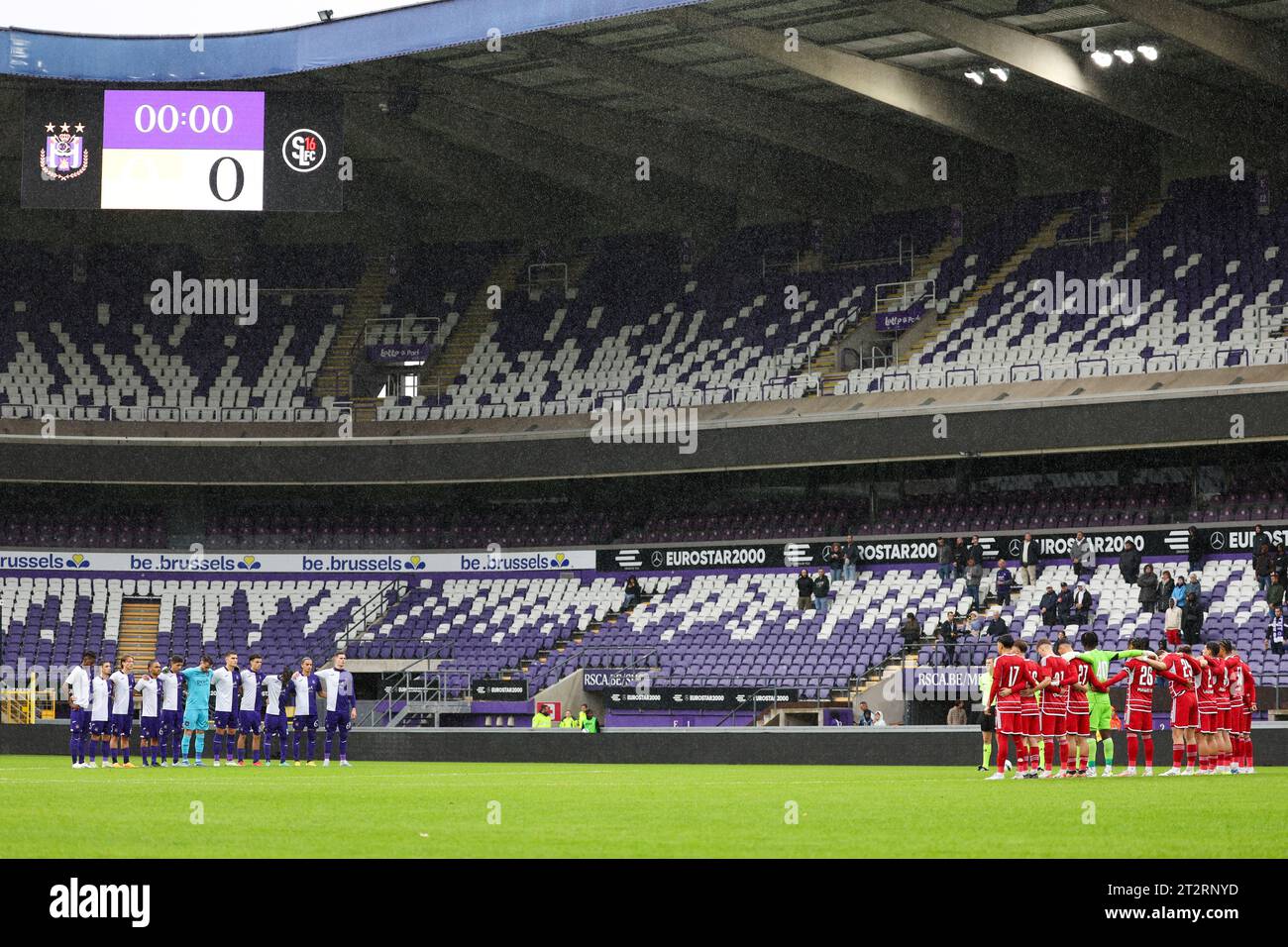 Brussels, Belgium. 21st Oct, 2023. RSCA Futures' players pictured at ...