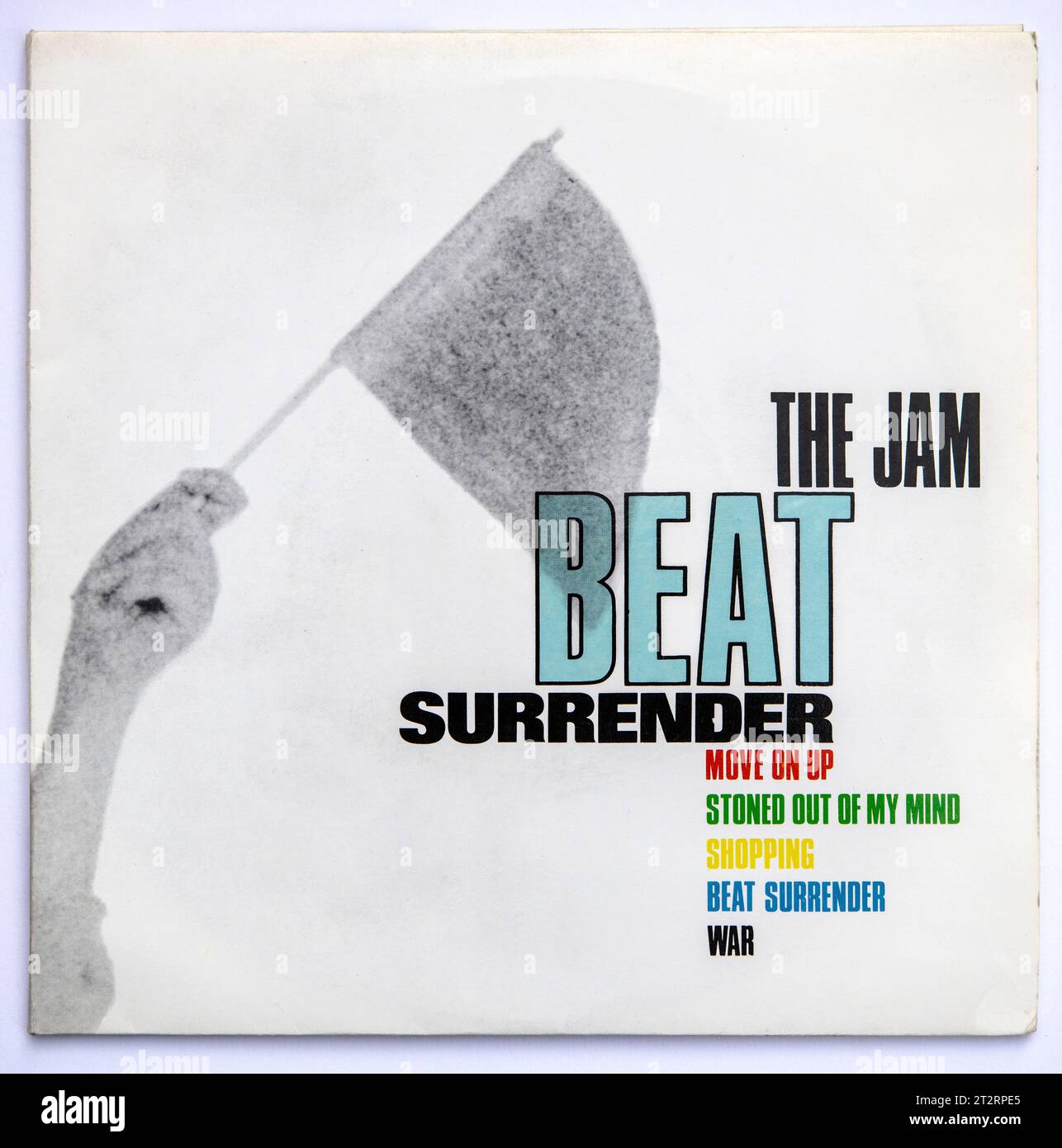 Picture cover of the seven inch single version of Beat Surrender by The ...