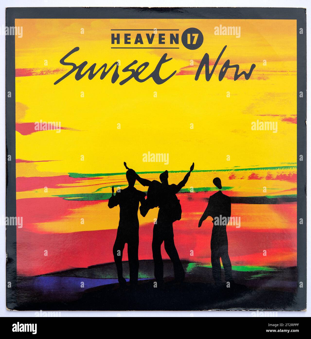 Picture cover of the seven inch single version of Sunset Now by Heaven ...