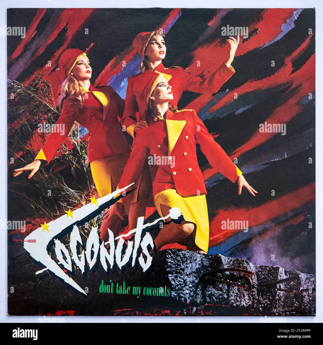 LP cover of the Don't Take My Coconuts album by The Coconuts, which was ...