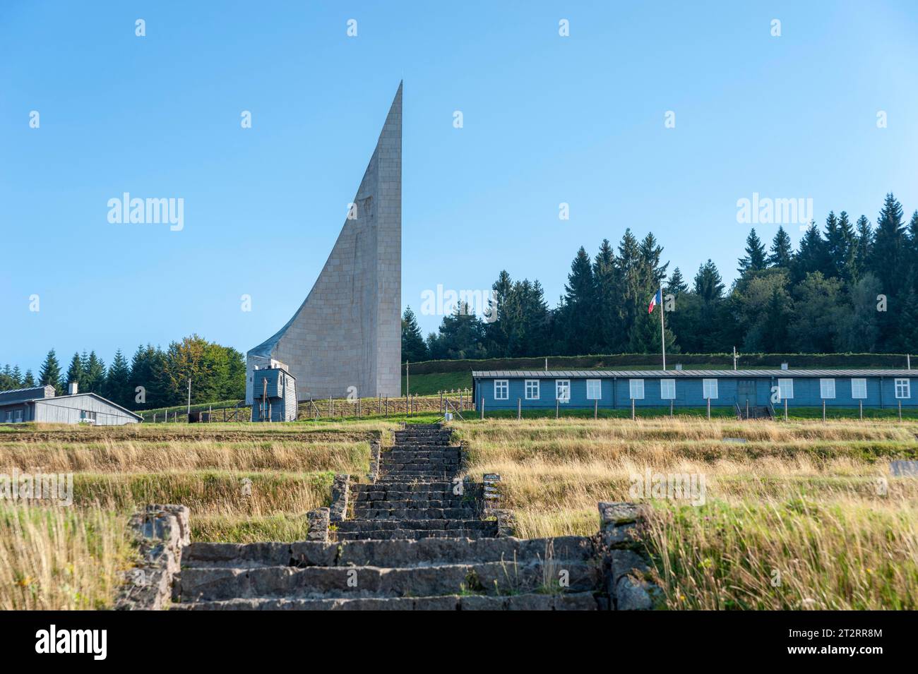 Natzweiler-Struthof Concentration Camp and View of the Memorial ...