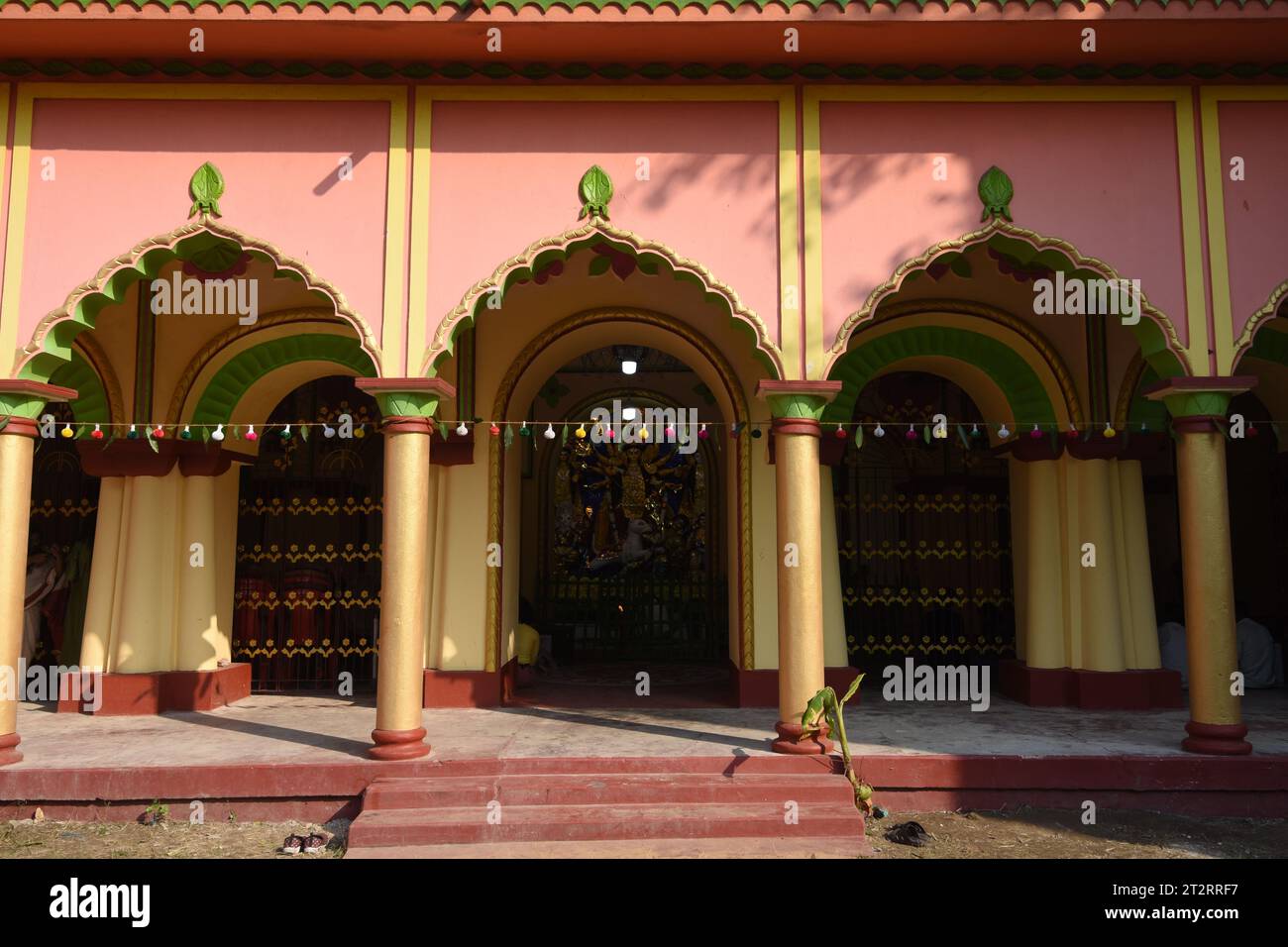 Durga Dalan of the Andul Raj Bati or the Andul Royal Palace. Andul ...