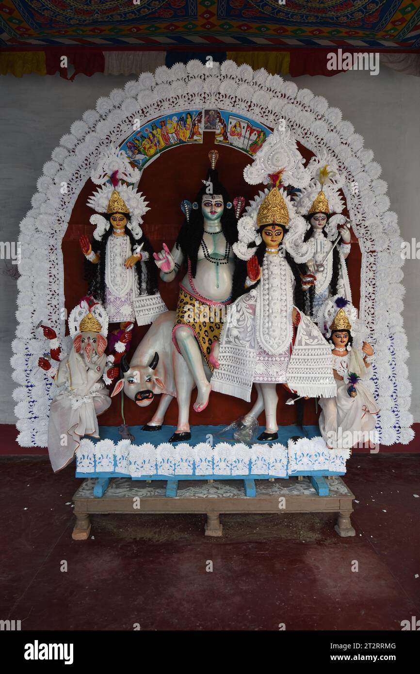 Durga of the Andul Raj Bati or the Andul Royal Palace. Andul, Howrah ...