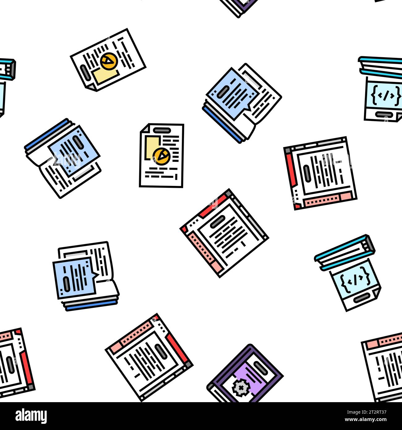 technical writer doc seamless pattern vector Stock Vector Image & Art ...