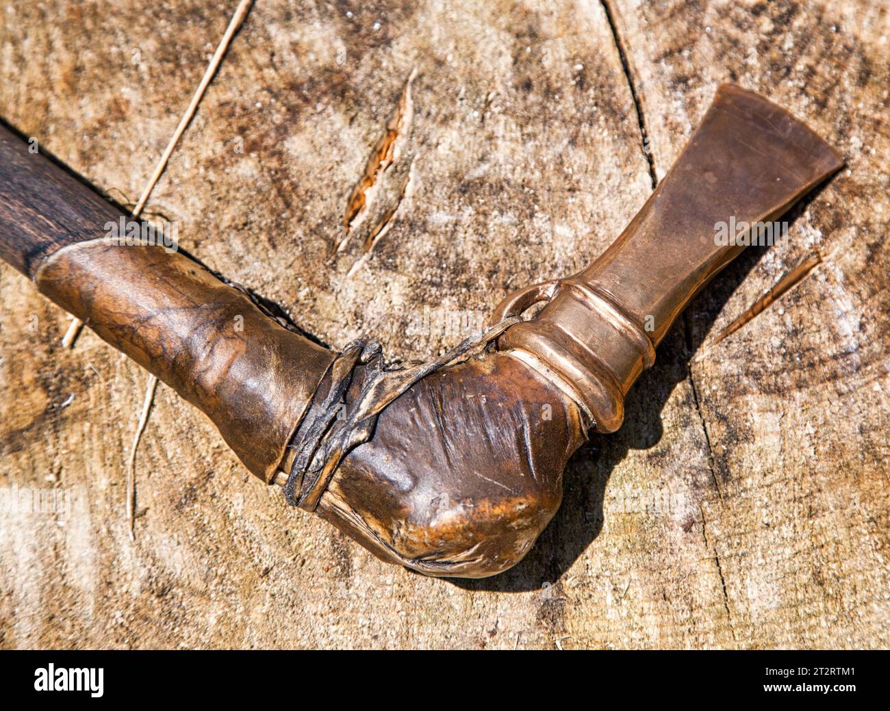 Ancient stone ax. Historical axe Stock Photo - Alamy