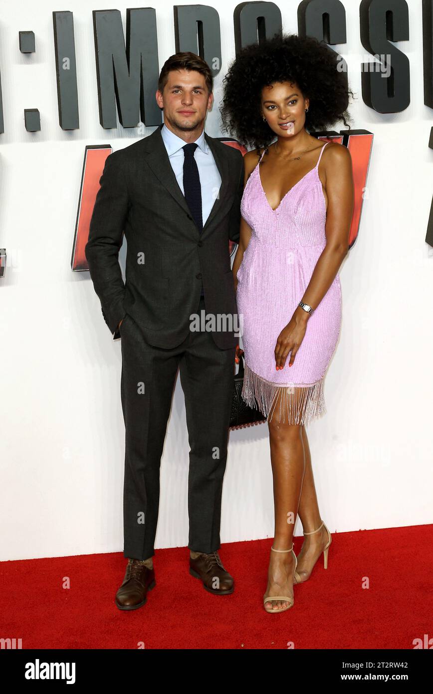 Jack Parr and Kelly-Jade Williams attend the UK Premiere of "Mission ...