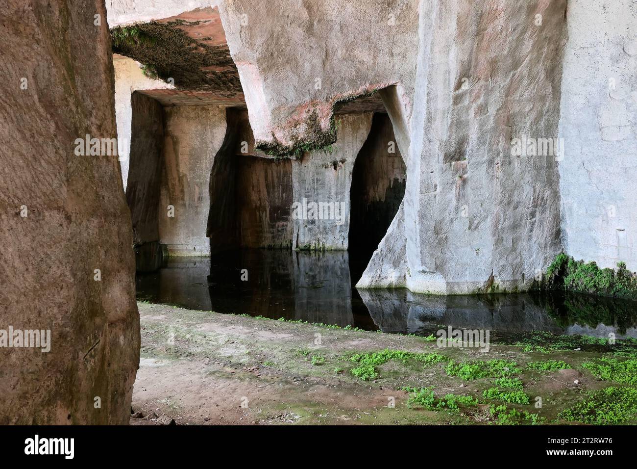 Syracuse entrance to quarry Stock Photo - Alamy