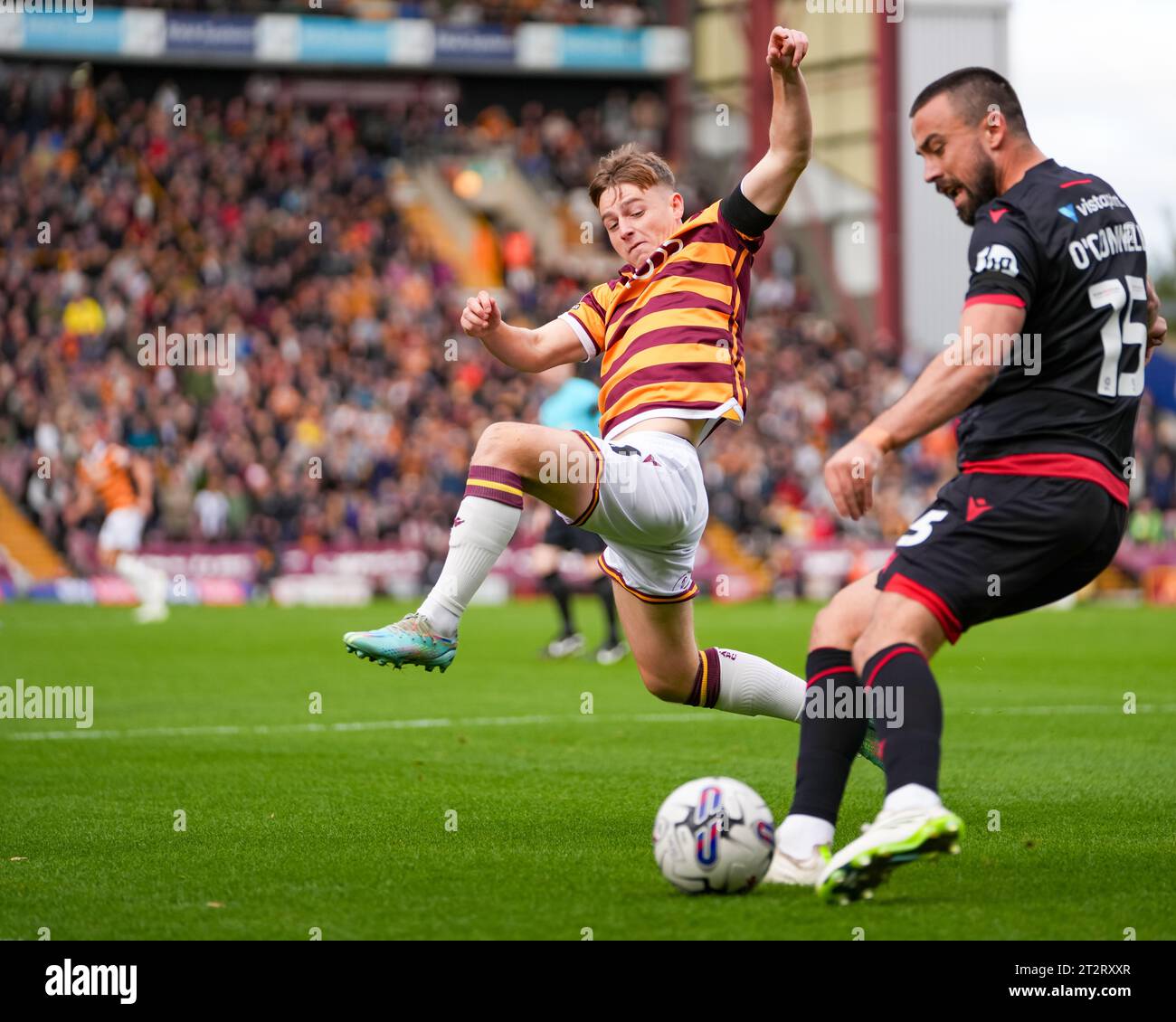 Bradford, UK. 21 October 2023. EFL Sky Bet League 2: Bradford City AFC ...